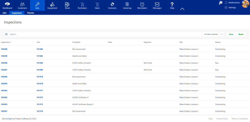 Custom Inspection Forms | Protean Software